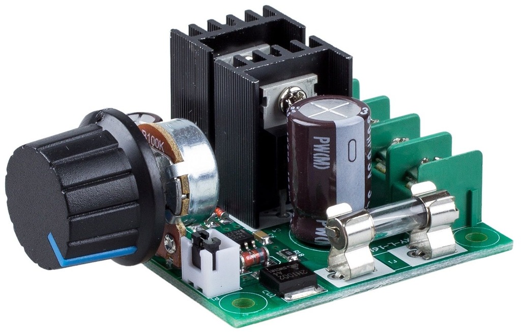 REGULATOR OBROTÓW SILNIKA DC 10-30V 10A - 7398860966 - oficjalne archiwum Allegro