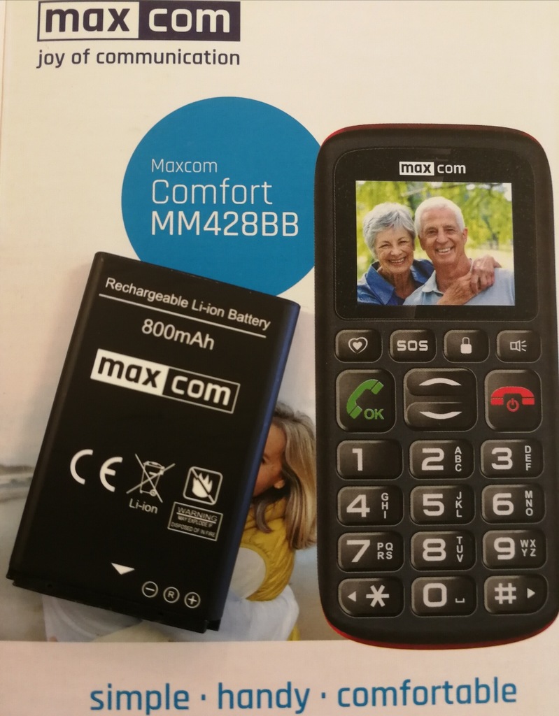 _ BATERIA ORYGINALNA , MAXCOM MM428BB + GRATIS _ - 7279820140 ...