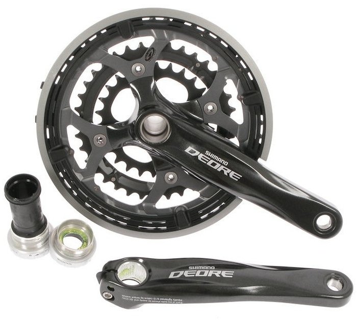 SHIMANO FC M590 KORBA DEORE CZARNA 48/36/26 175mm - 6725566648 - oficjalne archiwum Allegro