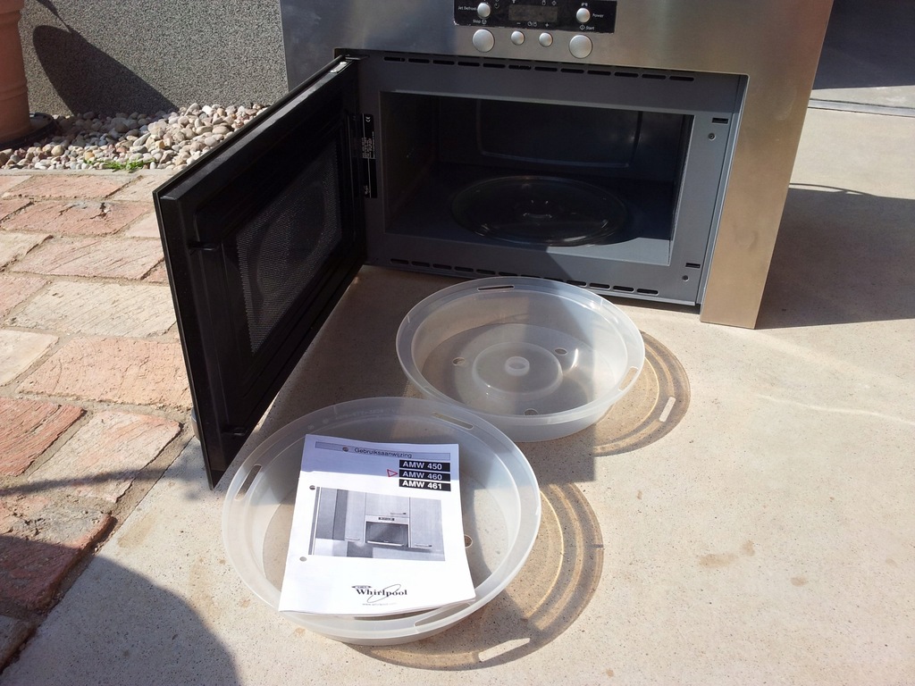Mikrofalowka pod zabudowe szafka Whirlpool AMW 460 - 7417035939 ...