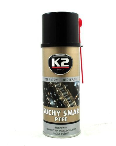 K2 SUCHY SMAR Z TEFLONEM PTFE SMARUJE CHRONI 400ml - 7357545550 ...