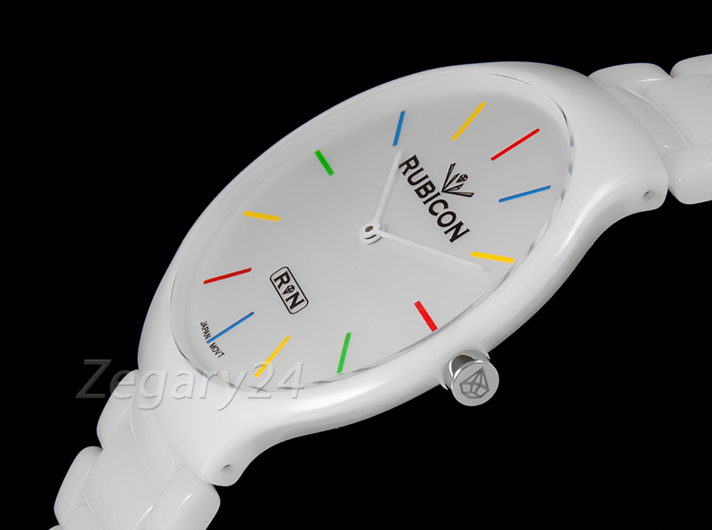 ZEGAREK damski RUBICON RNPD28 ceramiczny 3xKOLOR - 6640281465 ...