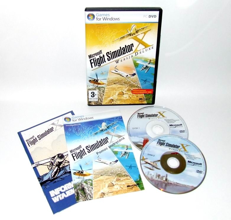 MICROSOFT FLIGHT SIMULATOR X - deluxe edition [PL] - 7437340707 ...