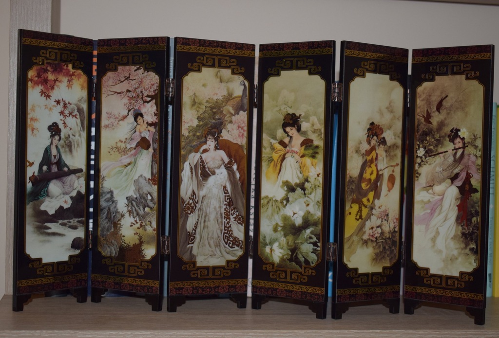 Wyjątkowy chiński parawan - 7097814955 - oficjalne archiwum Allegro