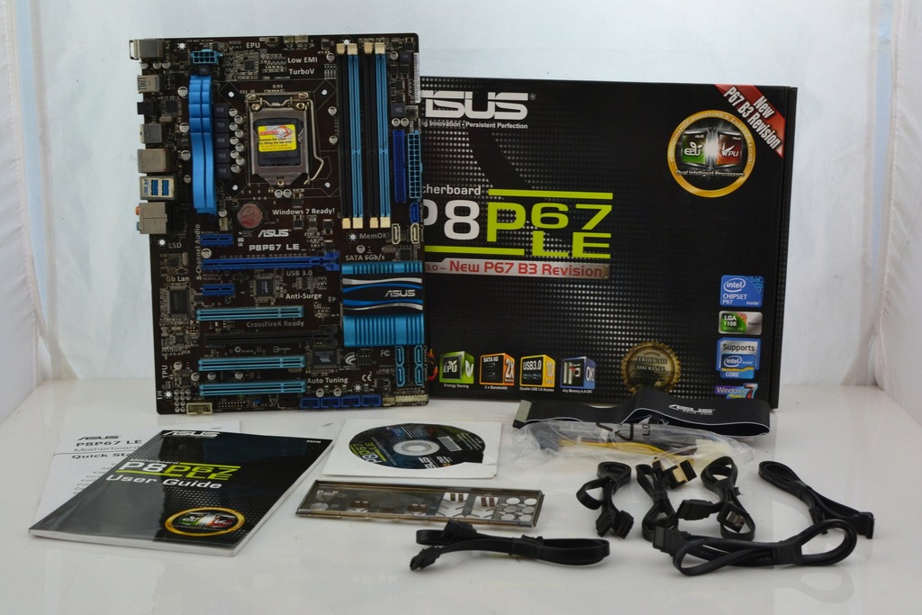 Asus P8P67 LE REV 3.0 Full Box - 7471222177 - oficjalne archiwum Allegro