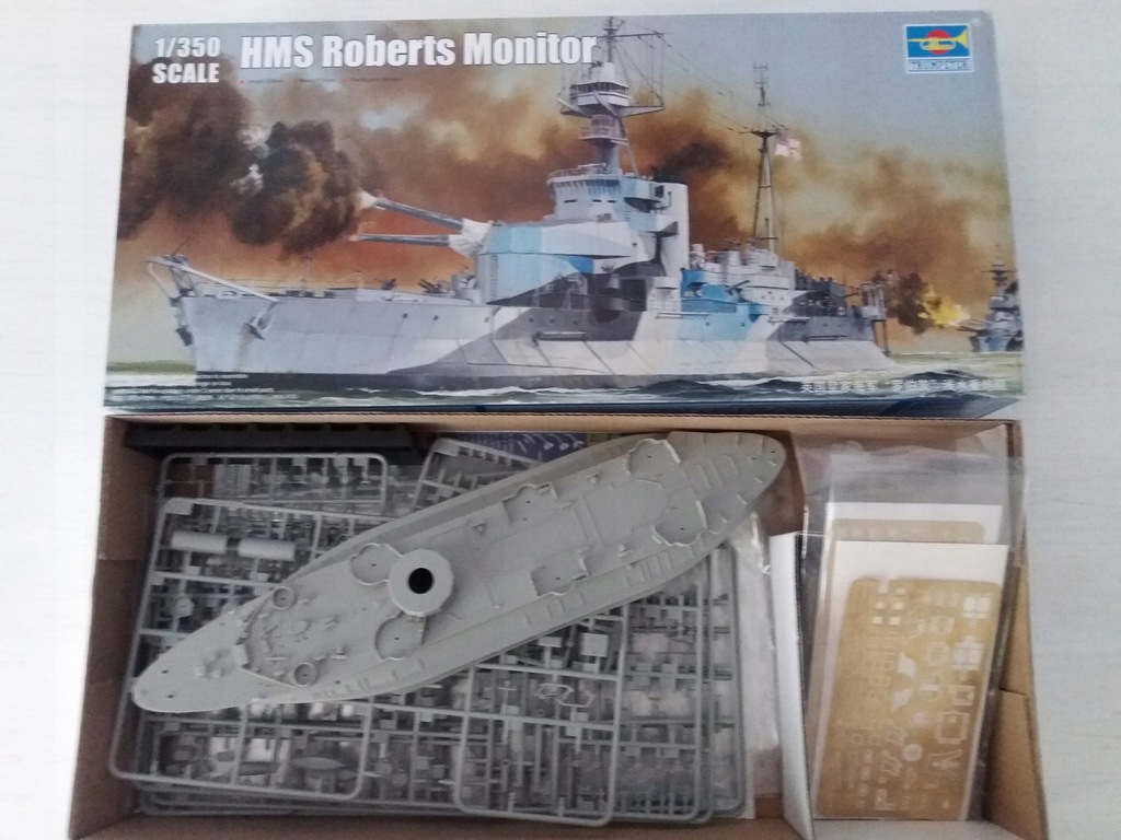 Trumpeter HMS Roberts Monitor 1/350 - 7512956424 - oficjalne archiwum ...