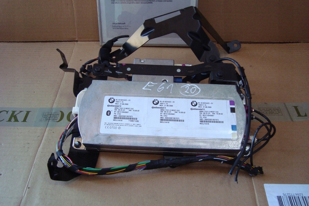 BMW E60 E90 E70 MODUŁ MULF II BLUETOOTH 9224422 - 7510438964 ...