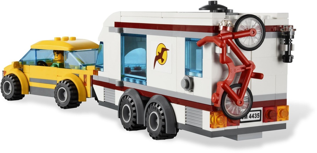 LEGO CITY 4435 Samochód z Przyczepą Kempingową HiT - 7020574077 ...