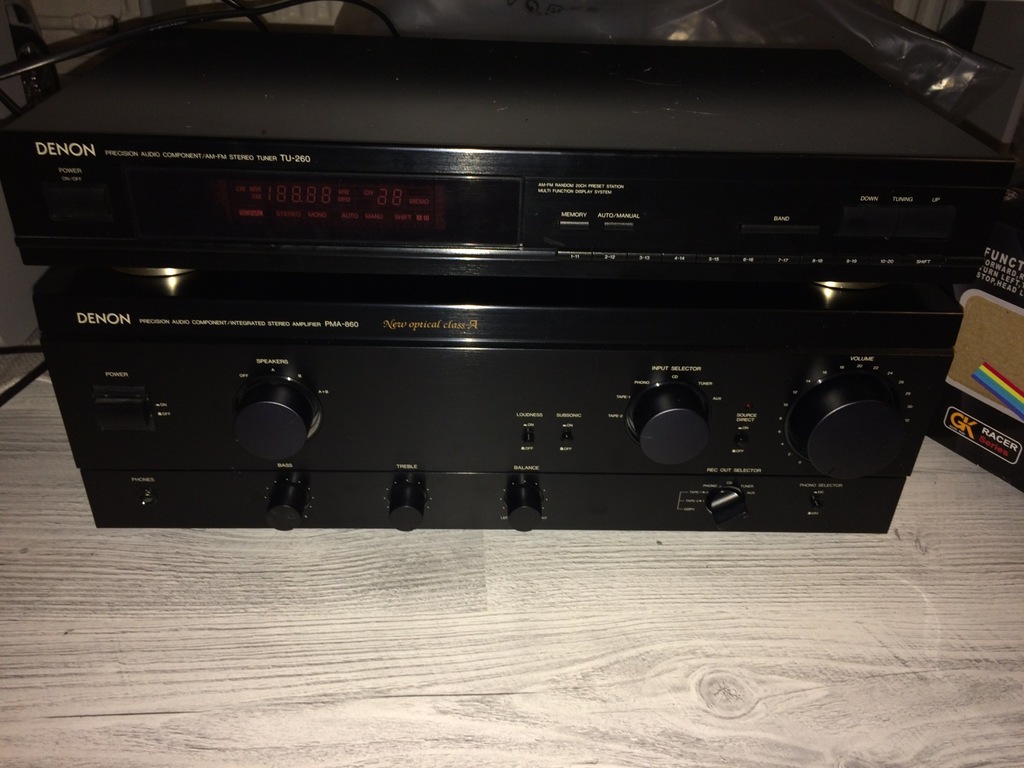 TOPOWY DENON PMA-860 & TUNER TU-260 MADE JAPAN - 7080429288 - oficjalne ...