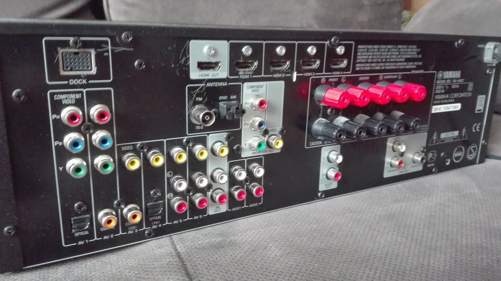 Amplituner Yamaha RX-V467 + Dock Bluetooth - 7345104317 - oficjalne ...