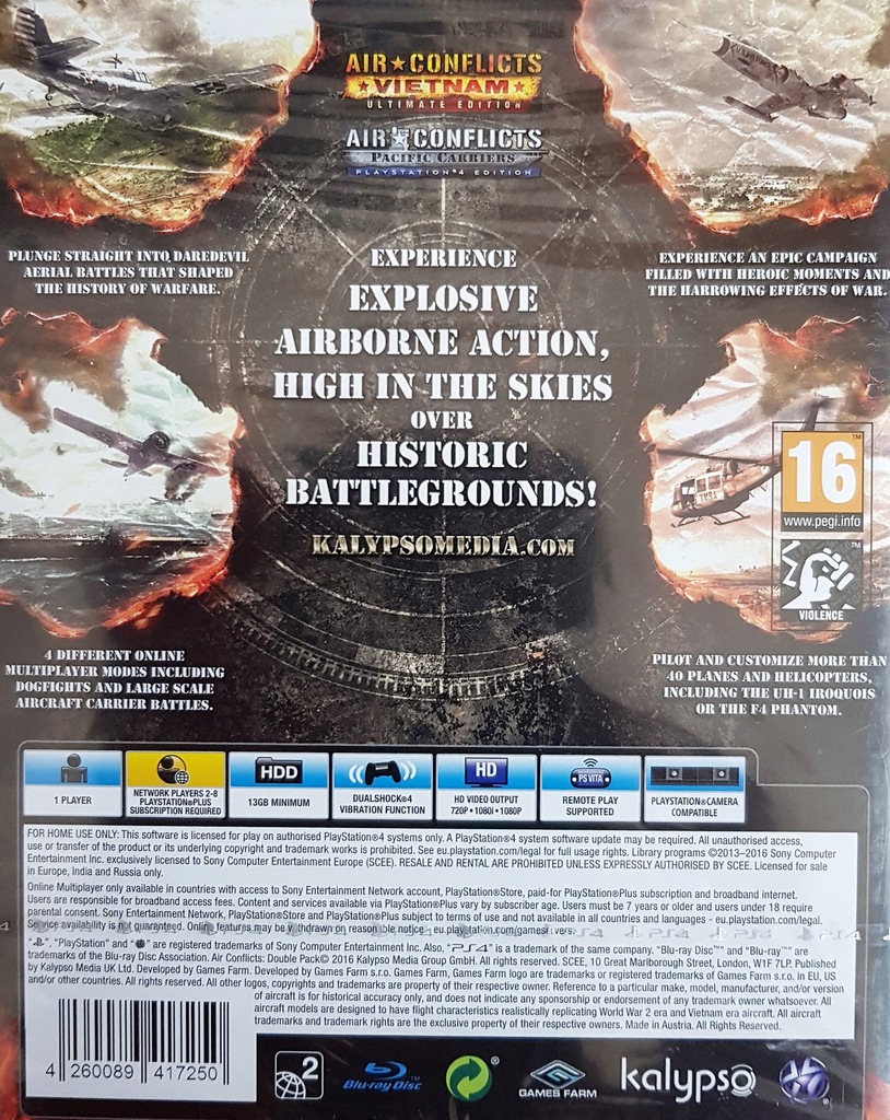 AIR CONFLICTS DOUBLE PACK PS4 NOWA MULTIGAMES - 7548638135 - oficjalne archiwum Allegro