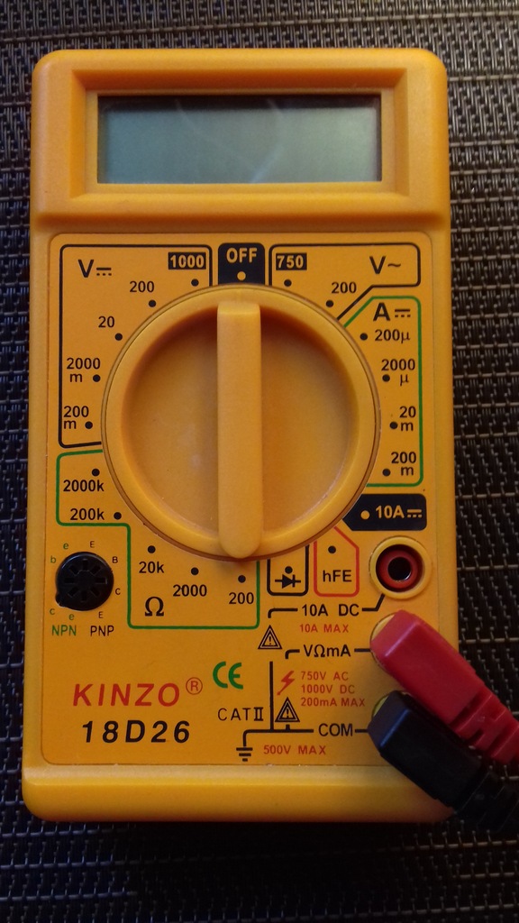 MIERNIK PRĄDU KINZO 18D26 - 7308603331 - oficjalne archiwum Allegro