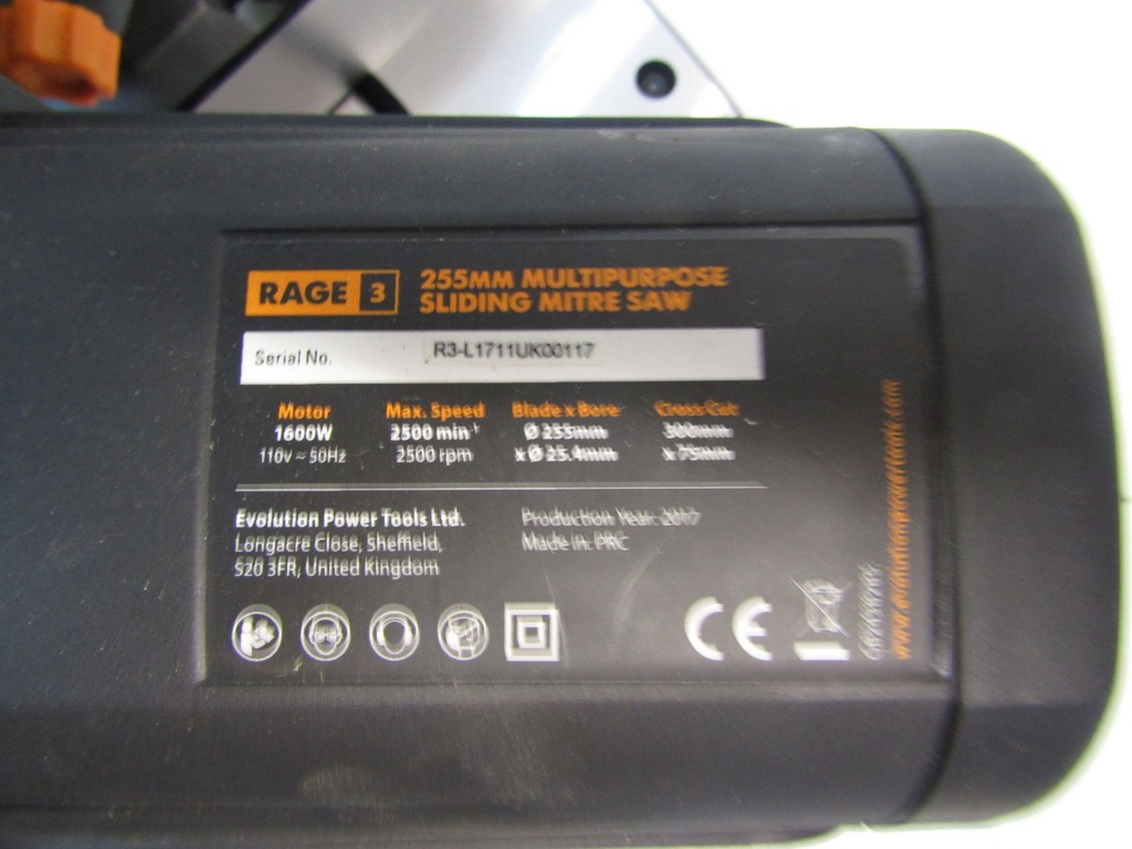 PIŁA UKOŚNICA EVOLUTION RAGE3 255MM 110v - 7451449299 - oficjalne ...