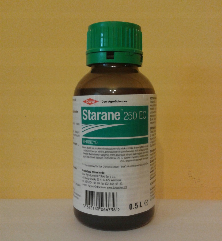 Starane 250 EC 0,5L na chwasty w trawniku mniszek - 7560010667 ...