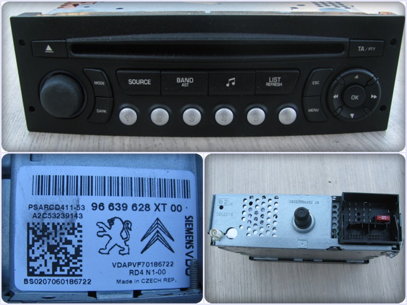 PEUGEOT CITROEN RD4 N1-00 RADIO CD - 5058654318 - oficjalne archiwum ...