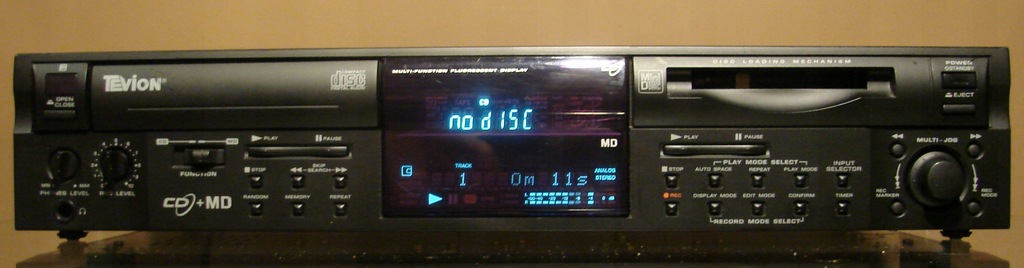 TEVION MD8964 MiniDisc MD + Odtwarzacz CD - COMBO - 7546442287 ...