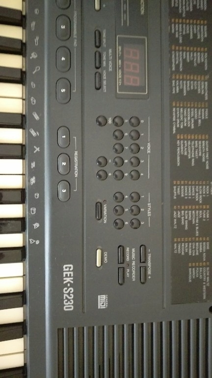 Keyboard GoldStar GEK-S230 jak Roland + stojak - 7637786684 - oficjalne ...