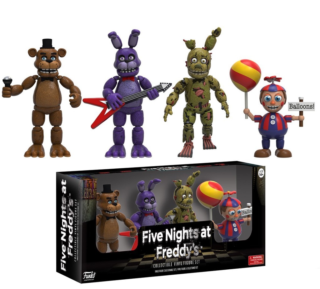 FNAF Funko 8864- Five nights at Freddys -4 figurki - 7241914866 ... FNAF Funko 8864- Five nights at Freddys -4 figurki - 7241914866 ...
