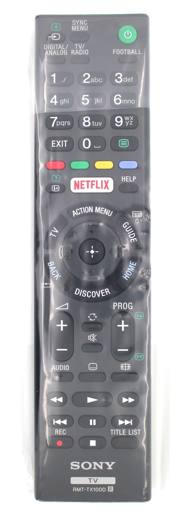 Oryginalny pilot SONY Model: RMT-TX100D - 7189643062 - oficjalne archiwum Allegro