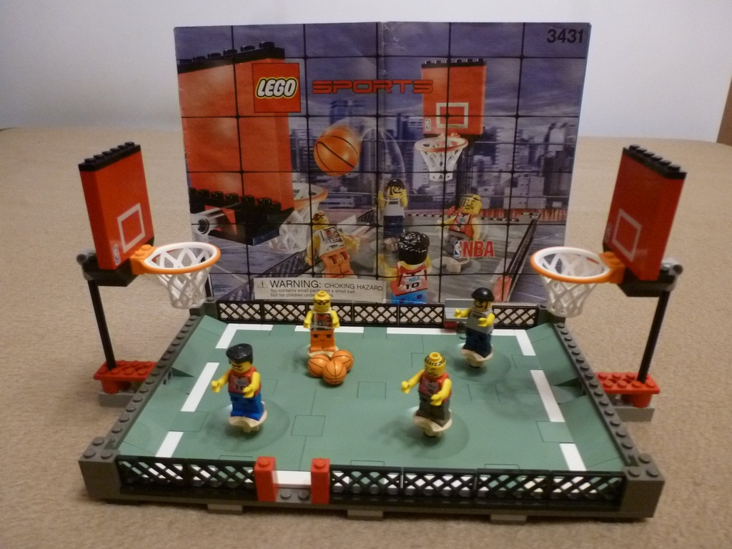 LEGO Koszykówka 3431 Boisko BASKETBALL street 2003 - 7095634860 ...