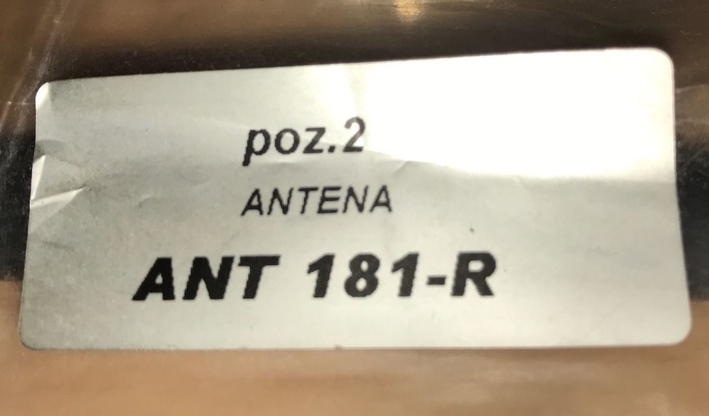 Antena taśmowa ANT 181-R do TRC 9200 - 7112814508 - oficjalne archiwum Allegro