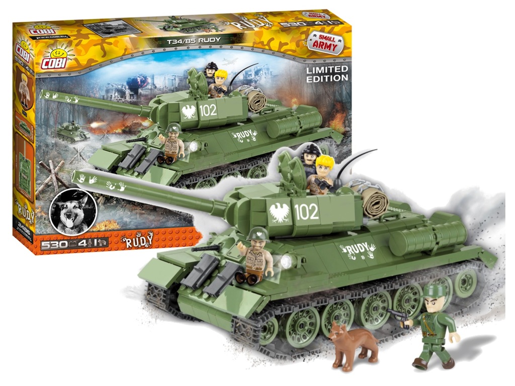 RUDY 102 cobi czołg T34 85 small army 2486 - 7029598001 - oficjalne ...