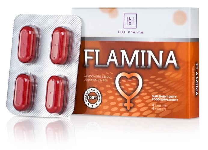 FLAMINA 4 TABLETKI MOCNE NA LIBIDO DLA KOBIET - 6993747658 - oficjalne ...