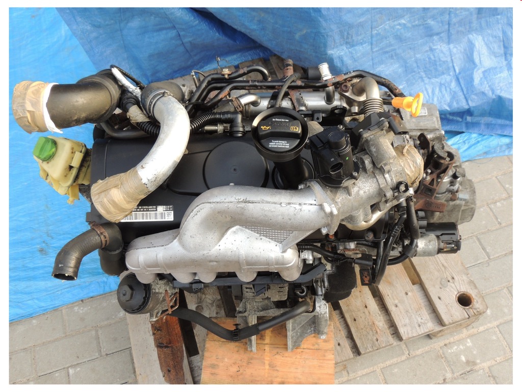 SILNIK KOMPLETNY vw T5 2.5 tdi BNZ 130KM gwarancja - 7718488713 - oficjalne archiwum Allegro