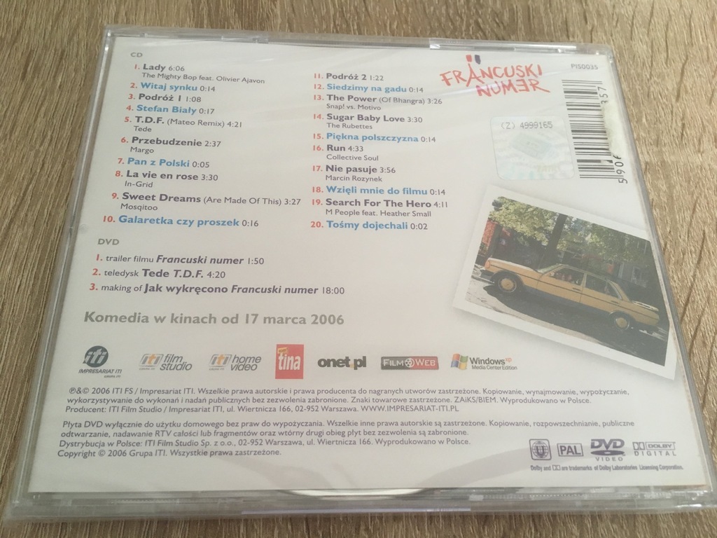 Купить ФРАНЦУЗСКИЙ ВЫПУСК (Tede/Rozynek/In-grid) CD+DVD: отзывы, фото и характеристики на Aredi ...