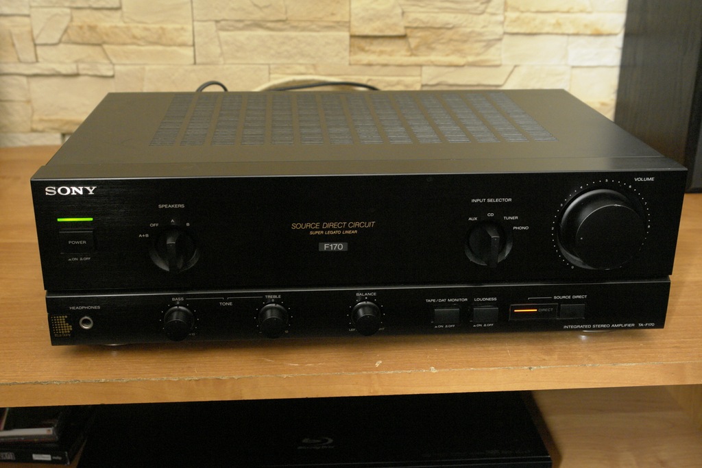 SONY TA-F170 # SOLIDNY WZMACNIACZ ZGWARANCJĄ n02 - 7007381839 ...