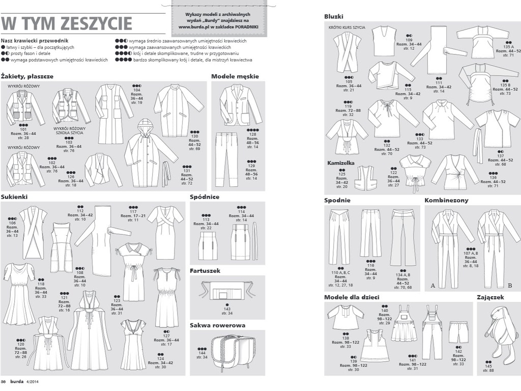 Burda 4/2014 - 7160118403 - oficjalne archiwum Allegro
