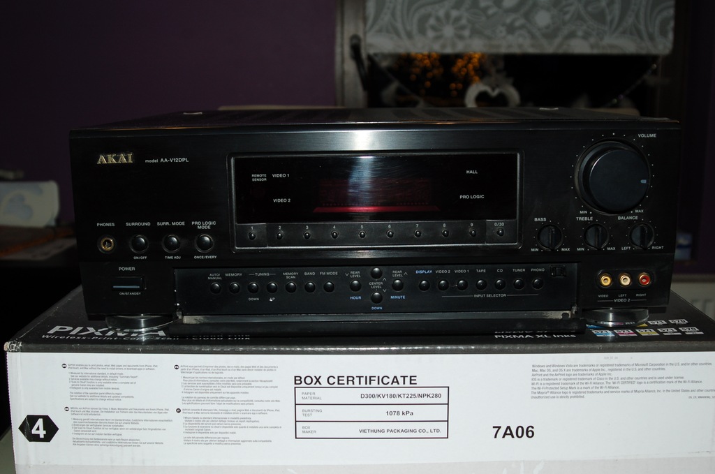 Amplituner AKAI model AA-V12DPL - 7099831569 - oficjalne archiwum Allegro