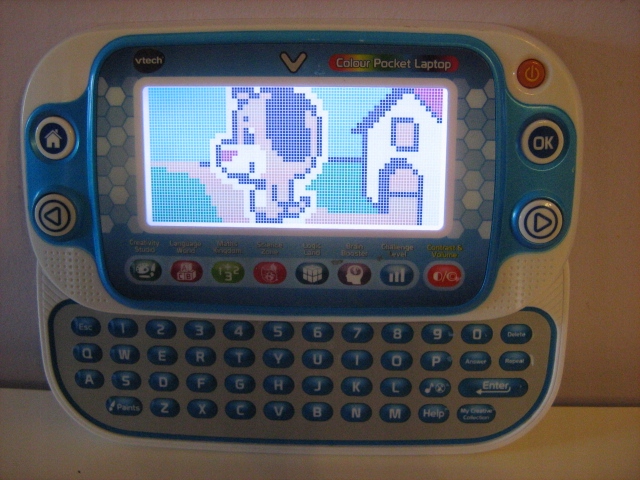 COLOUR POCKET LAPTOP VTECH NAUKA J.ANG - 7418186554 - oficjalne ...