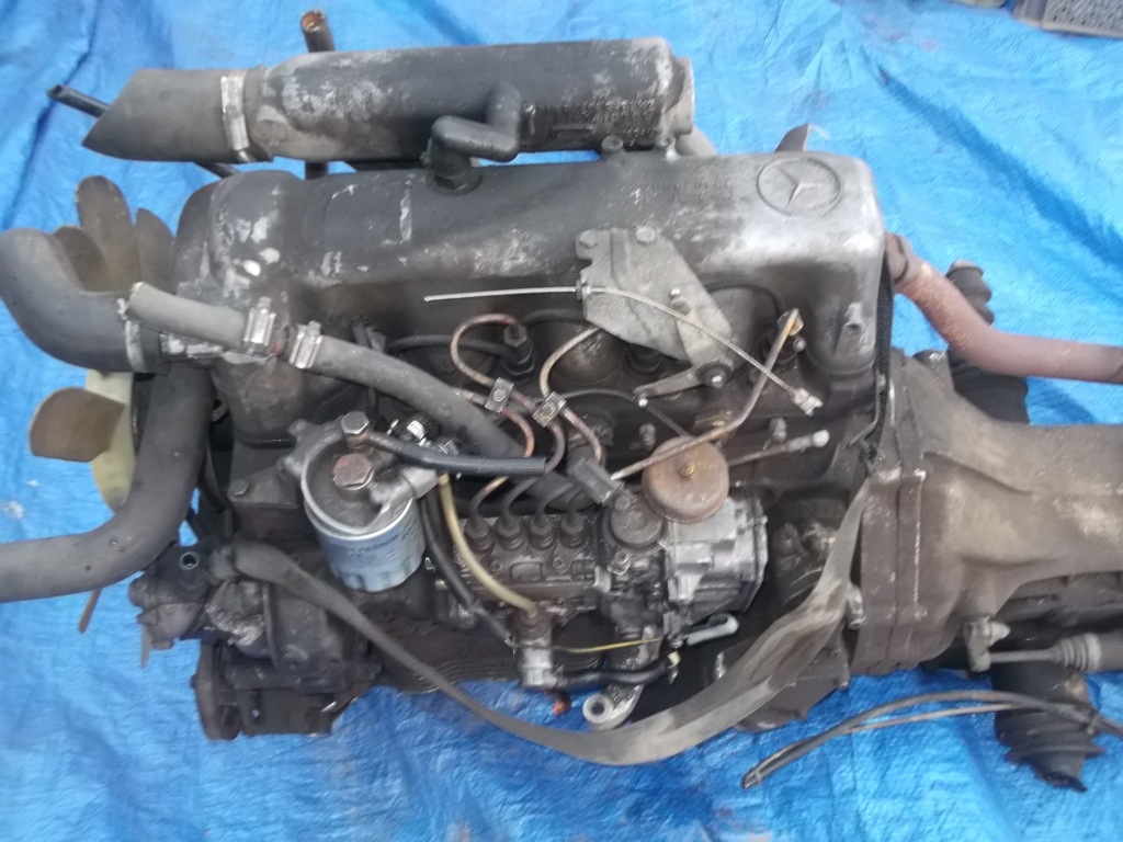 mercedes mb100 2.4d , silnik kompletny ze skrzynią - 7092068375 ...