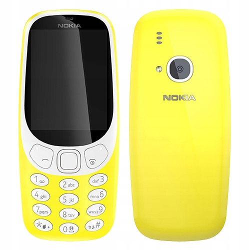 Nokia 3310 SS Yellow - 7568211469 - oficjalne archiwum Allegro