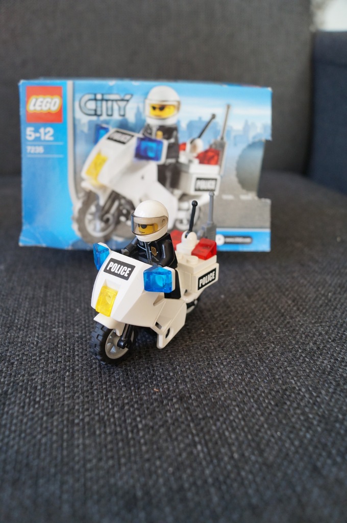 LEGO City 7235 motocykl policja komplet j,nowe - 7134964029 - oficjalne ...