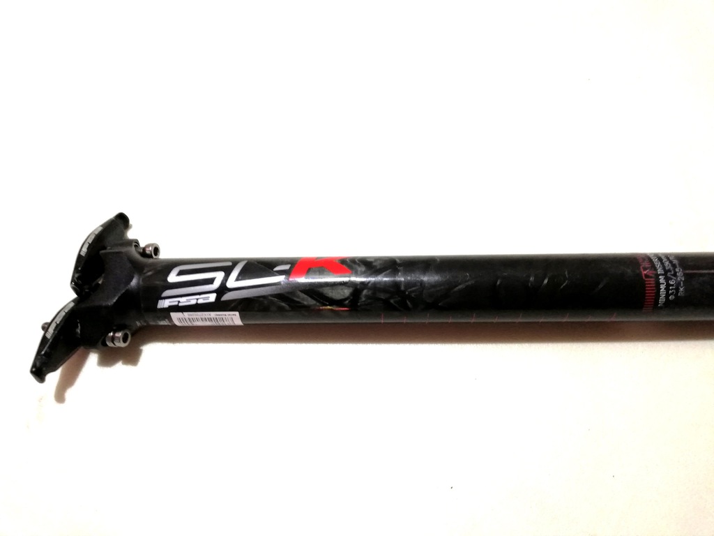 SZTYCA PODSIODŁOWA FSA SL-K CARBON 31,6x350mm [22] - 7372410853 - oficjalne archiwum Allegro