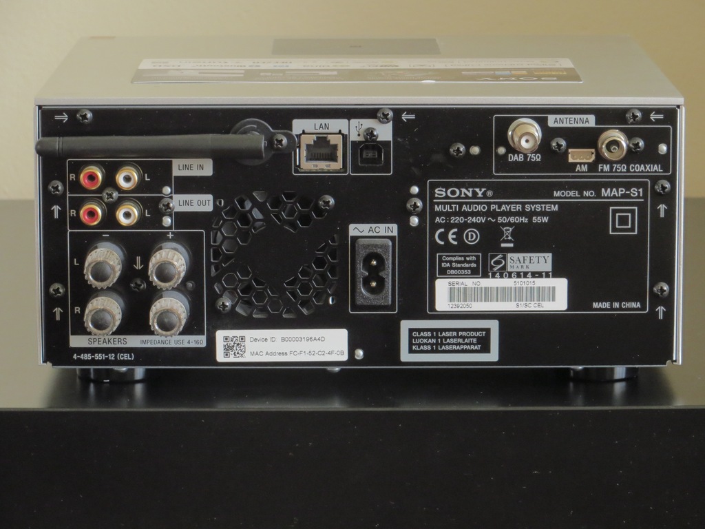 SONY MAP-S1 DAC MULTIPLAYER AMPLITUNER GWAR. WA-WA - 7202552259 ...