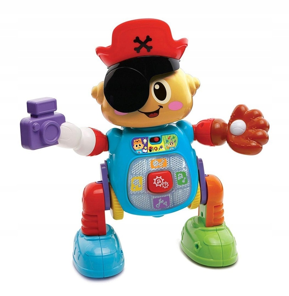 Vtech 190004 Interaktywny Robot Zabawny Bizzy 24H - 7639791539 ...