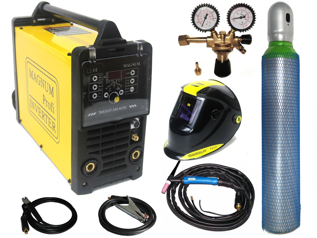 Spawarka TIG MAGNUM THF/CUT 240 ACDC 230V + ZESTAW - 7036076106 ...